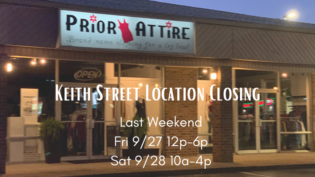 Breaking Up Is Hard To Do...Keith Street Location Closing Sept 28, 202 ...